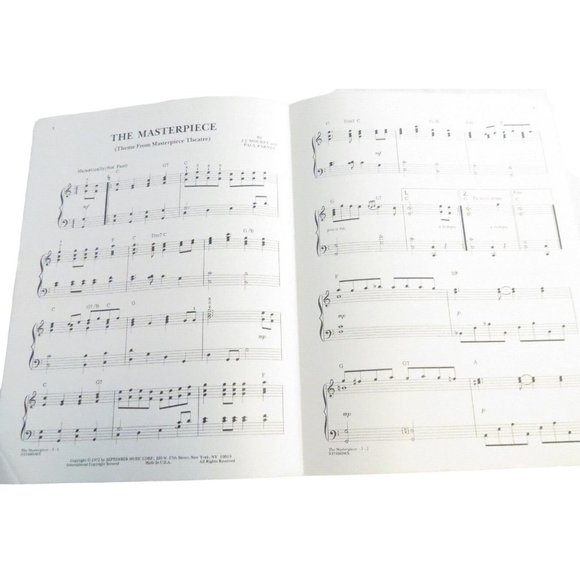 Masterpiece Theatre | Other | The Masterpiece Sheet Music Masterpiece ...